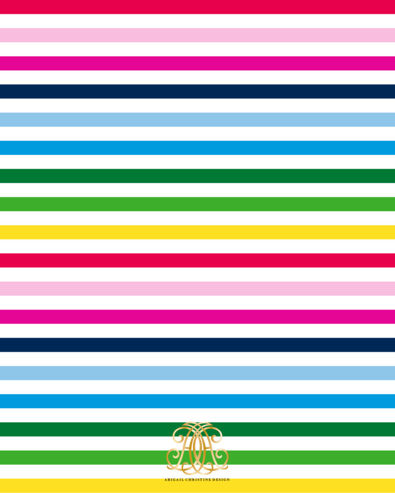 Signature Stripe Gift Wrap - Abigail Christine Design