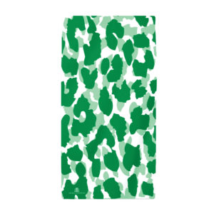 Spotted Leopard Green Beach Towel - Abigail Christine Design