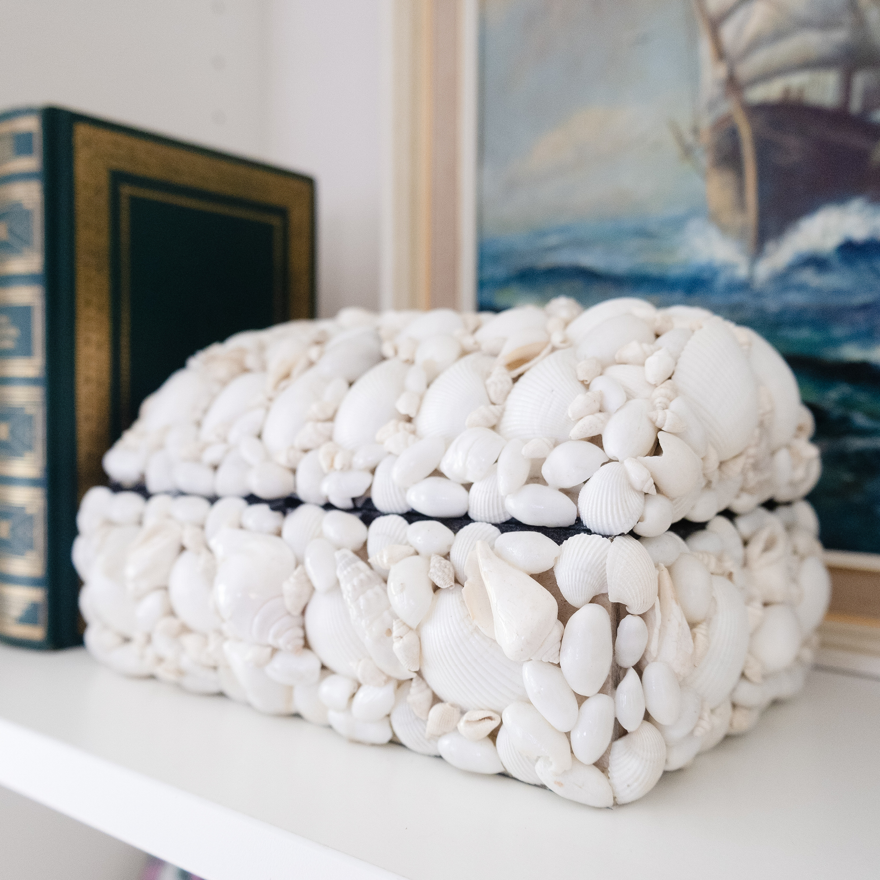 Seashell Encrusted Box